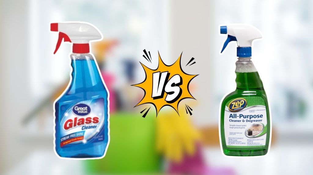 Glass Cleaner vs All Purpose Cleaner: Which One Shines Best?