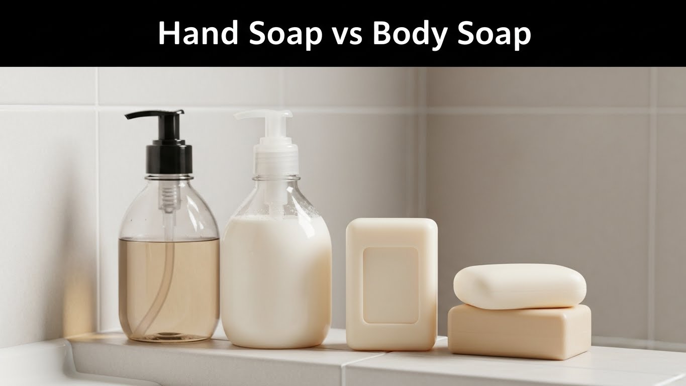 Hand Soap vs Body Soap: Key Differences for Healthy Skin